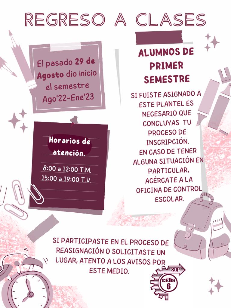 REGRESO A CLASES | CETIS 06 Ignacio Manuel Altamirano